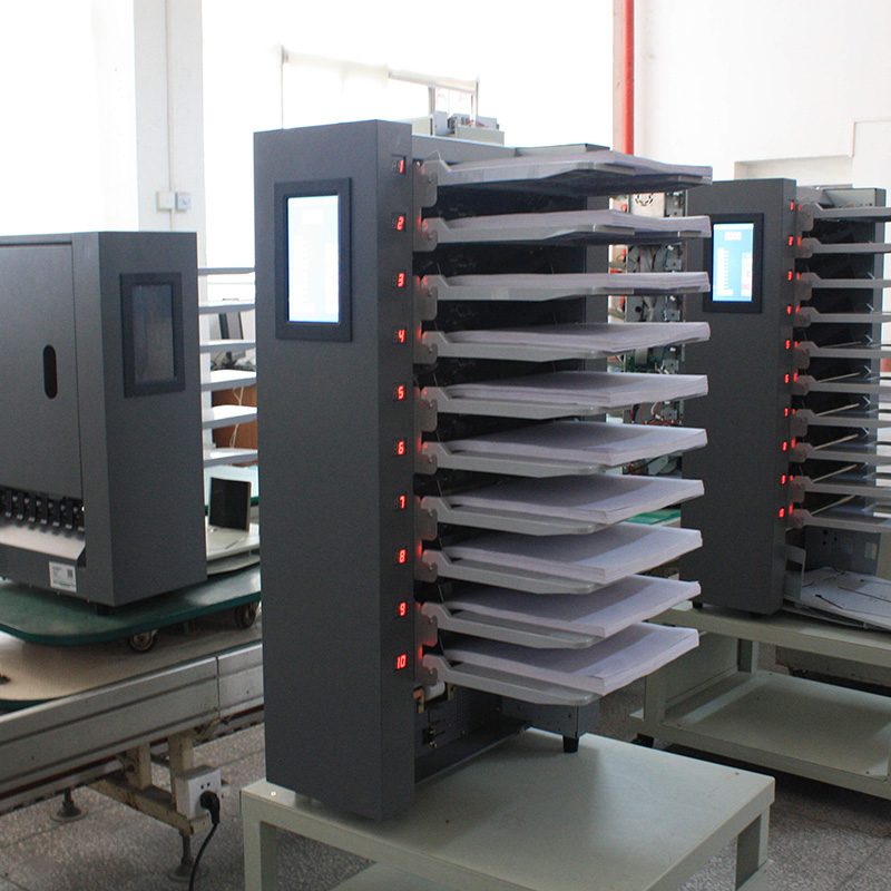 6 trays/10 trays/12 trays Digital Paper Collator Machine - Digutal ...
